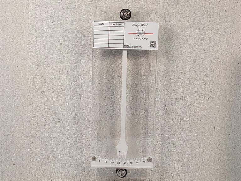 Inclinometer G5 - Measuring the inclination of a wall
