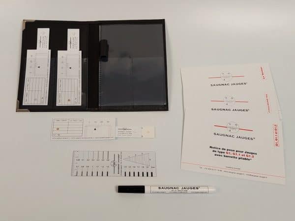 Expert kit with fissurometer and G1 crack monitor